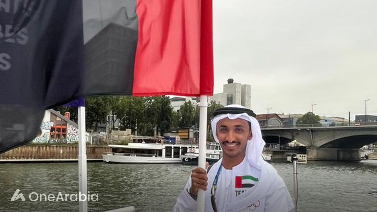 UAE Flag Proudly Carried By Omar Al Marzouqi At Paris 2024 Olympics ...