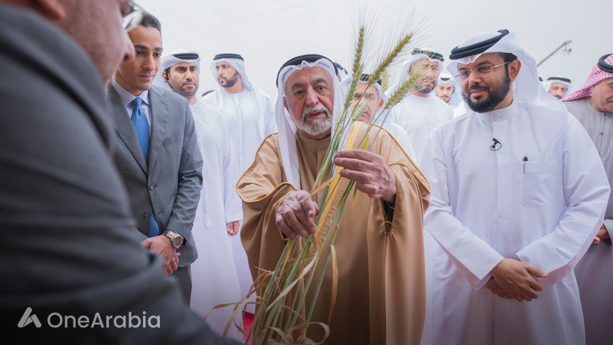 Sharjah Ruler Attends 3rd Season Harvest Of Saba Sanabel Wheat - OneArabia