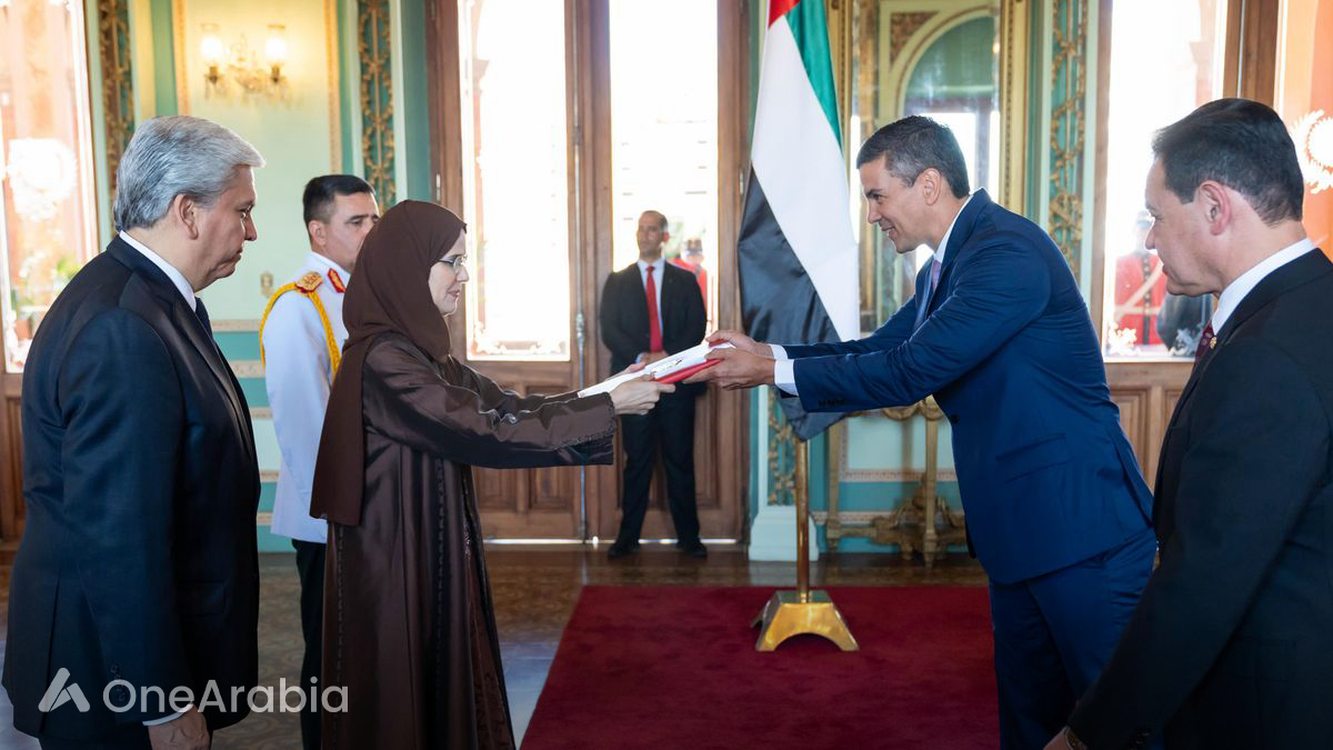 UAE Ambassador Presents Credentials To Paraguay President Santiago Peña ...